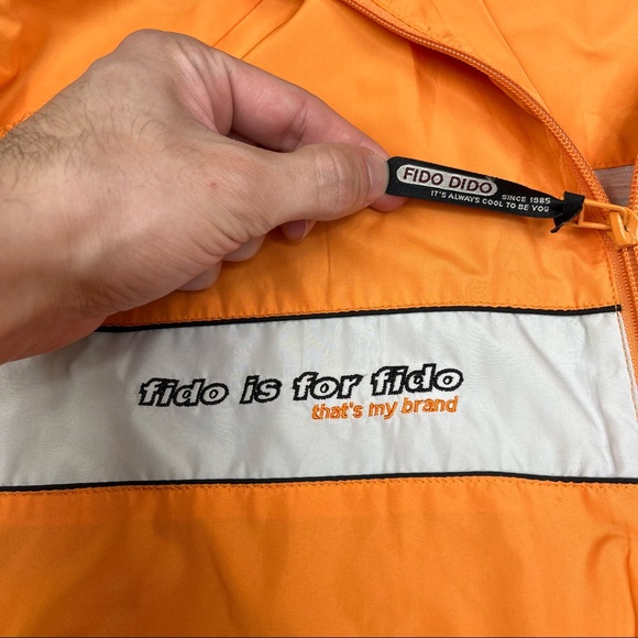 fido dido | Jackets & Coats | Vintage Fido Dido Track Jacket Logo Metal ...